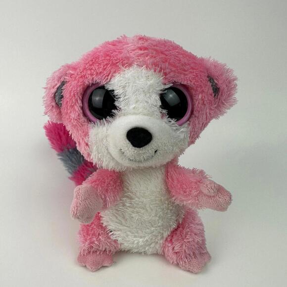 Toys | Ty Beanie Boo Bubblegum The Pink Lemur No Hang Tag Uk Exclusive6 ...